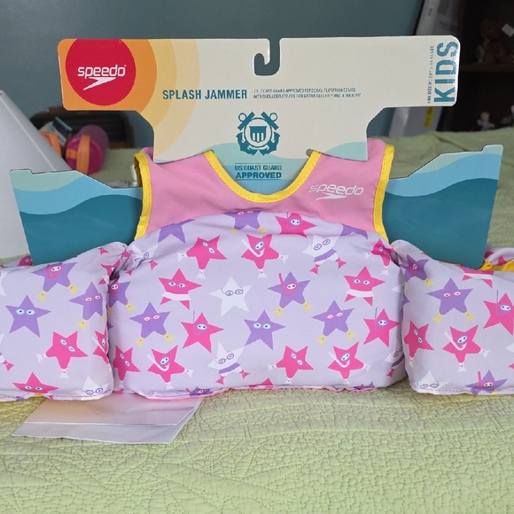Speedo | Swim | Speedo Kids Starfish Splash Jammer Vest Pink And Yellow ...